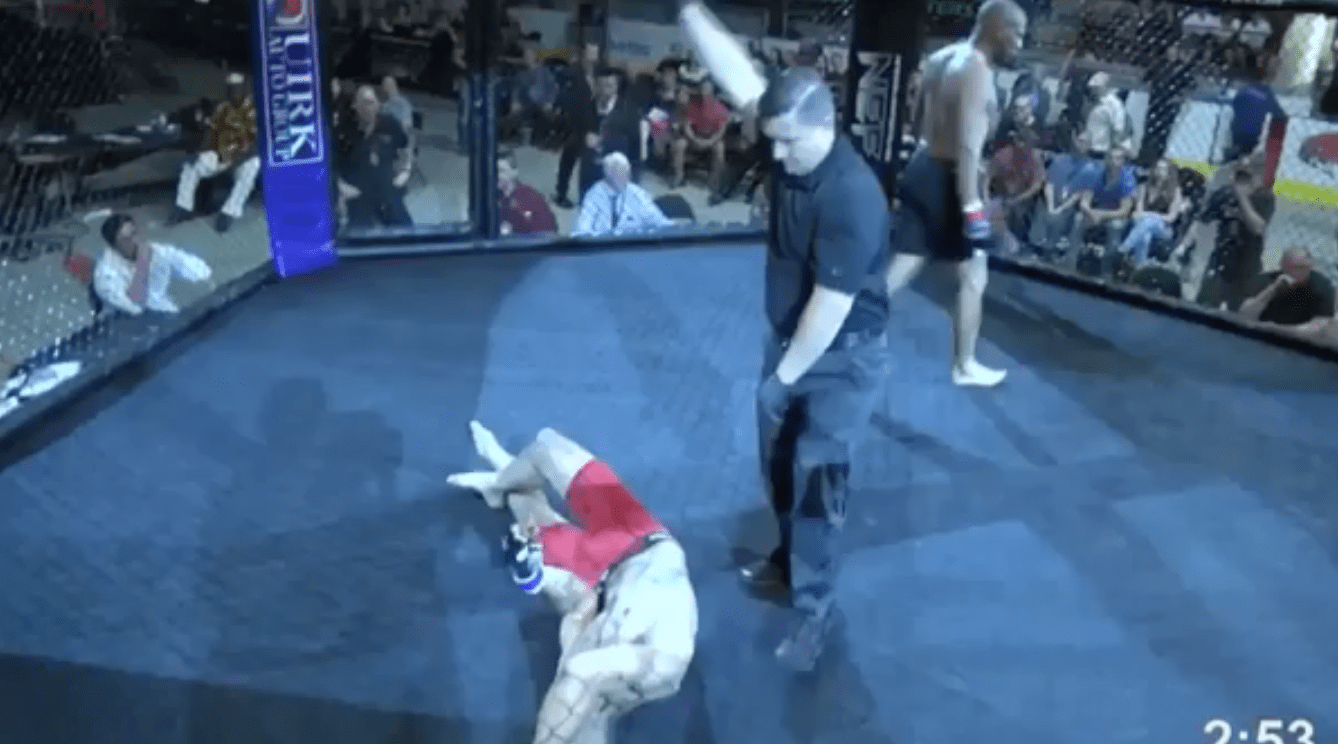 Le KO supersonique au NEF 29 entre Anthony Spires et Josh Jones