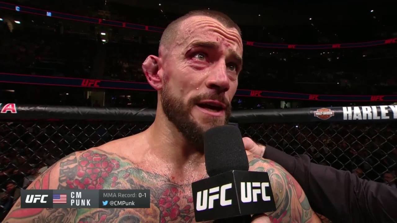 CM Punk et son premier combat de MMA à l’UFC 203 contre Mickey Gall