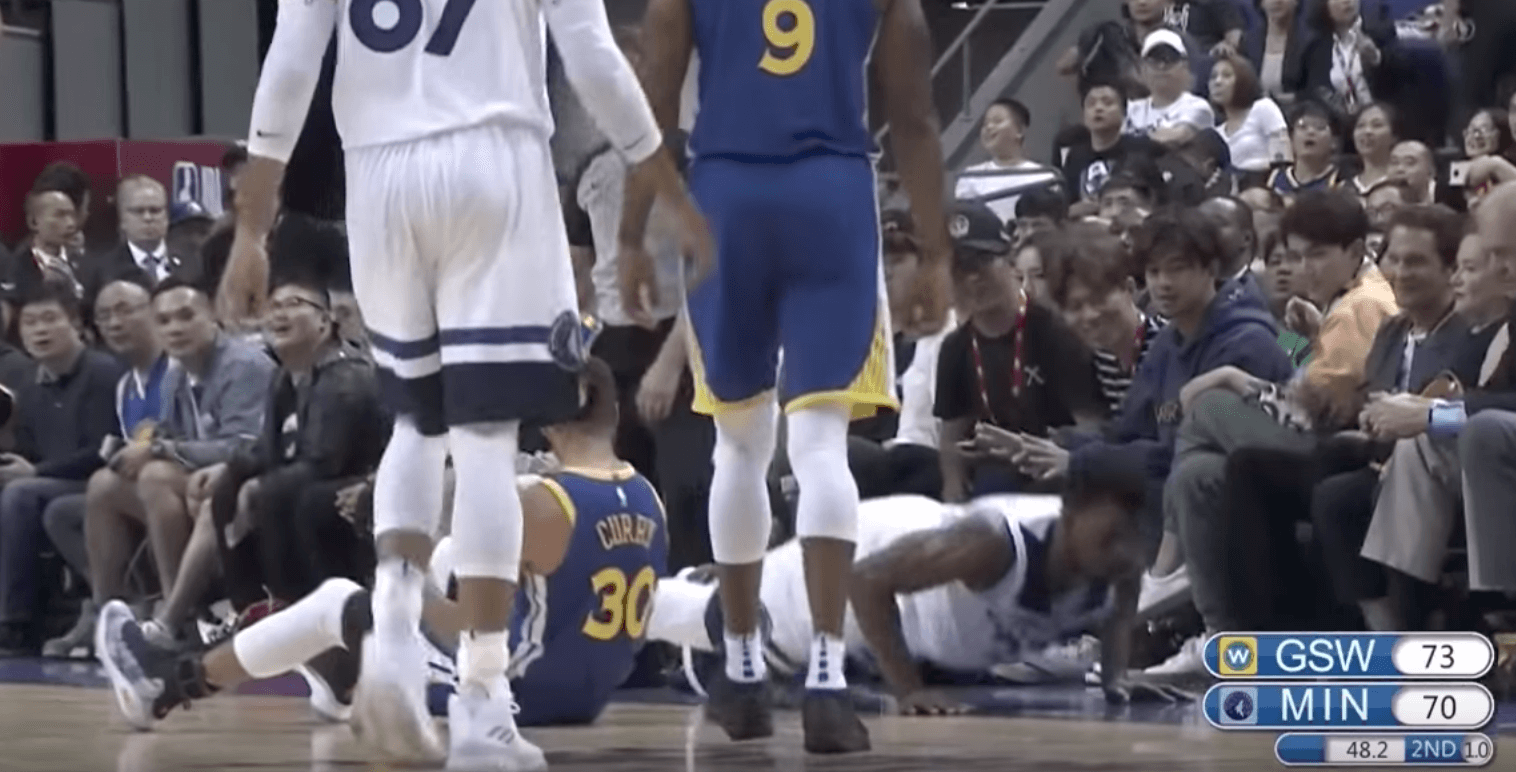 La très grosse défense de Jimmy Butler sur Steph Curry