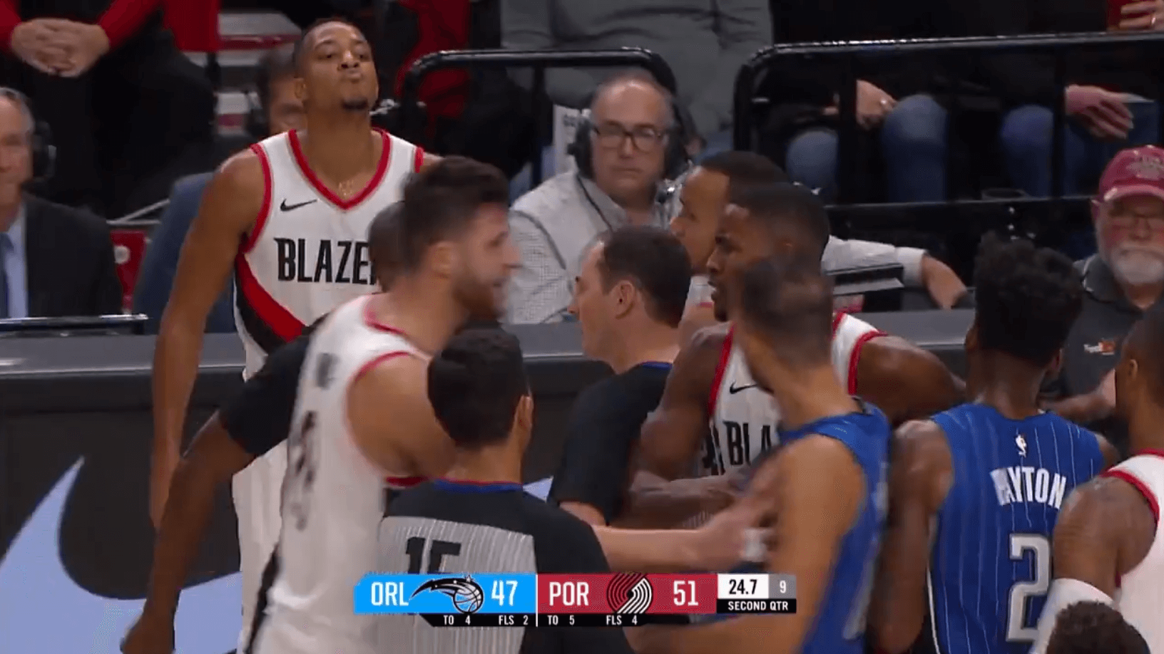 CJ McCollum révèle ce qu’il a dit à Evan Fournier lors de leur embrouille