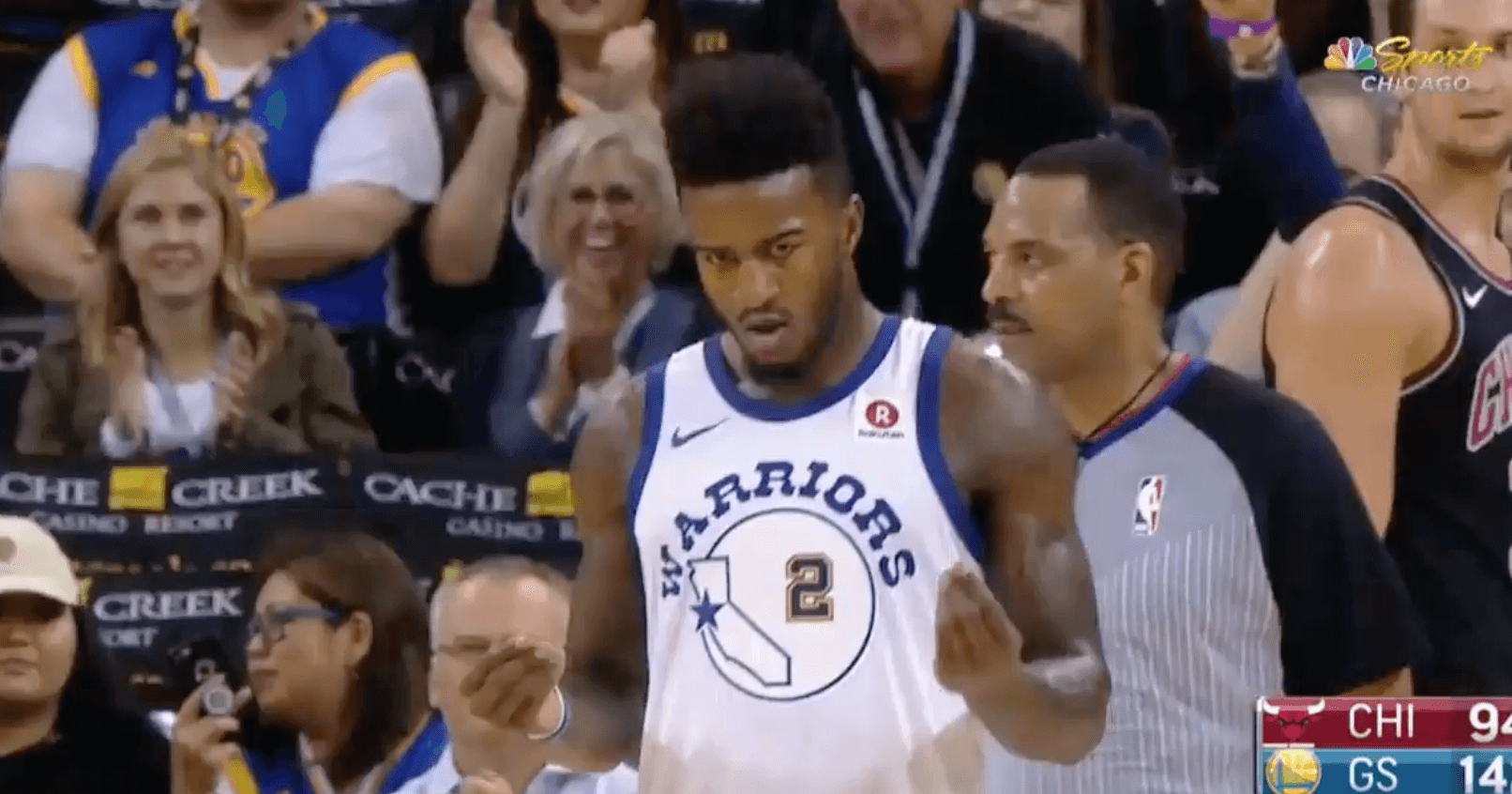 Jordan Bell s’est vengé des Bulls avec un trashtalking maison
