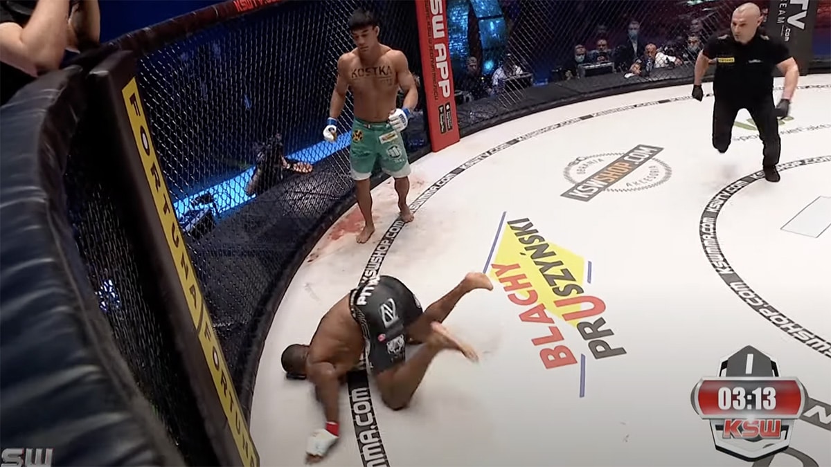 MMA - Salahdine Parnasse battu par KO au premier round