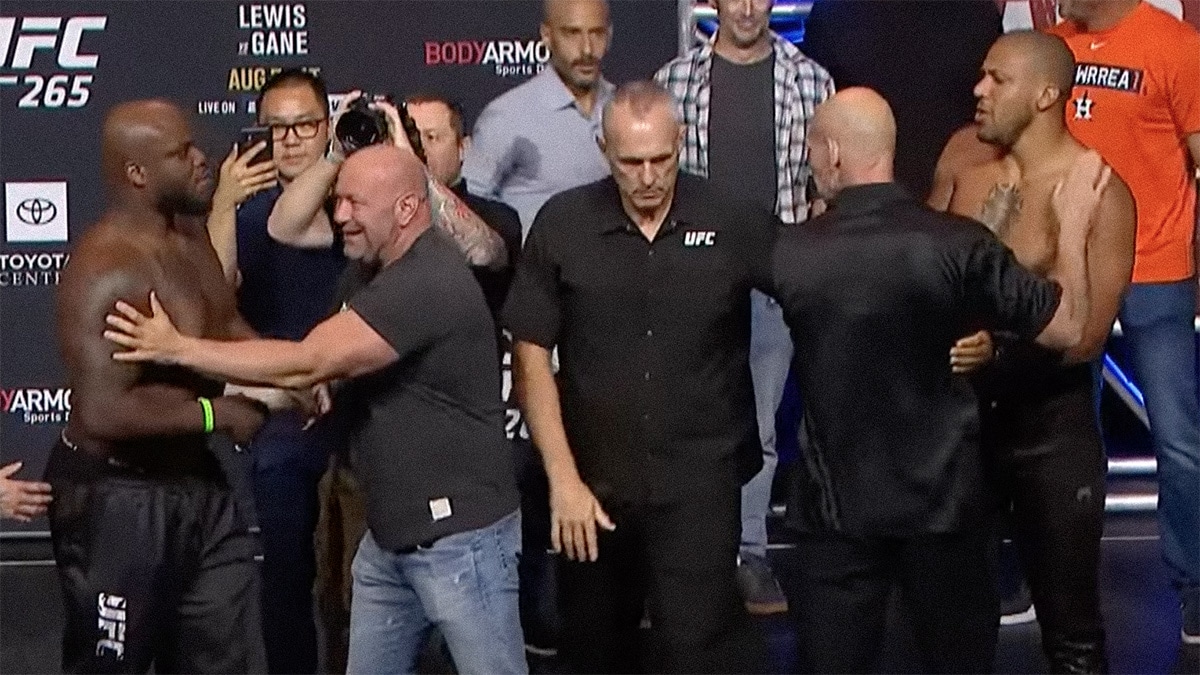 UFC 265 - C'était chaud entre Ciryl Gane et Derrick Lewis