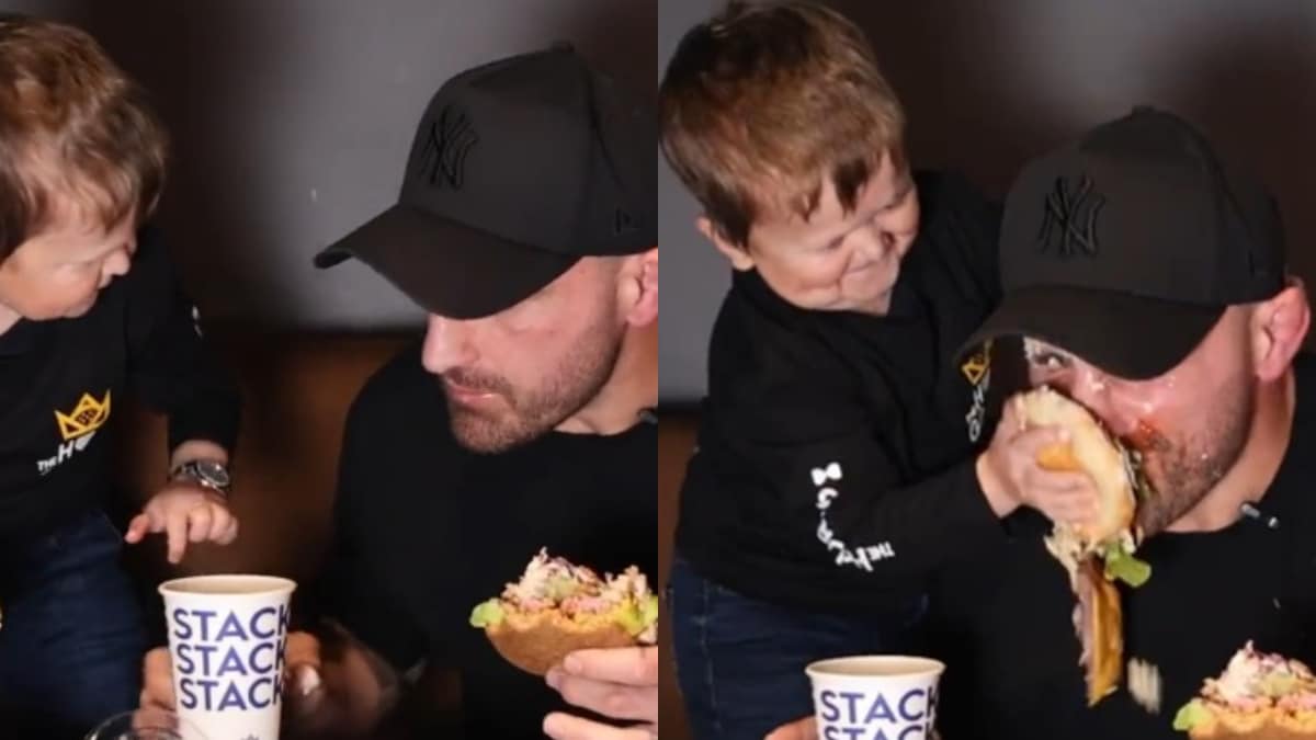 Quand Hasbulla attaque Alexander Volkanovski avec un burger
