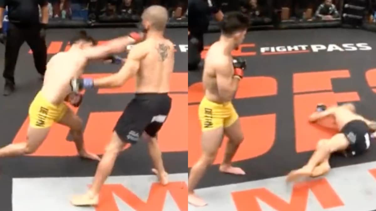 Avec ce gros KO, il laisse son adversaire sur le carreau