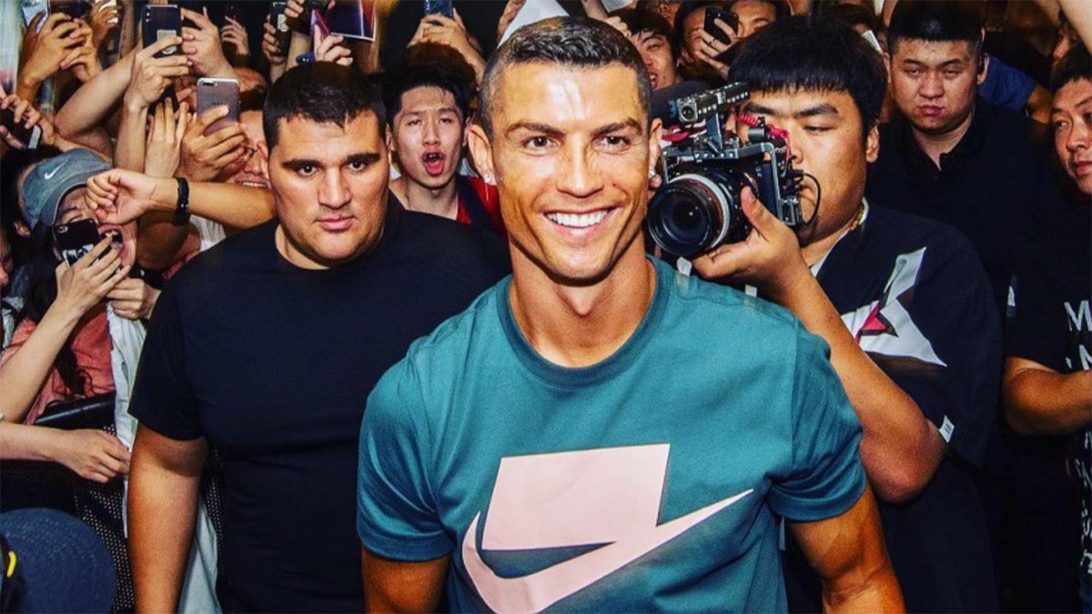 Cristiano Ronaldo, protégé par un ancien athlète MMA de 140 kg