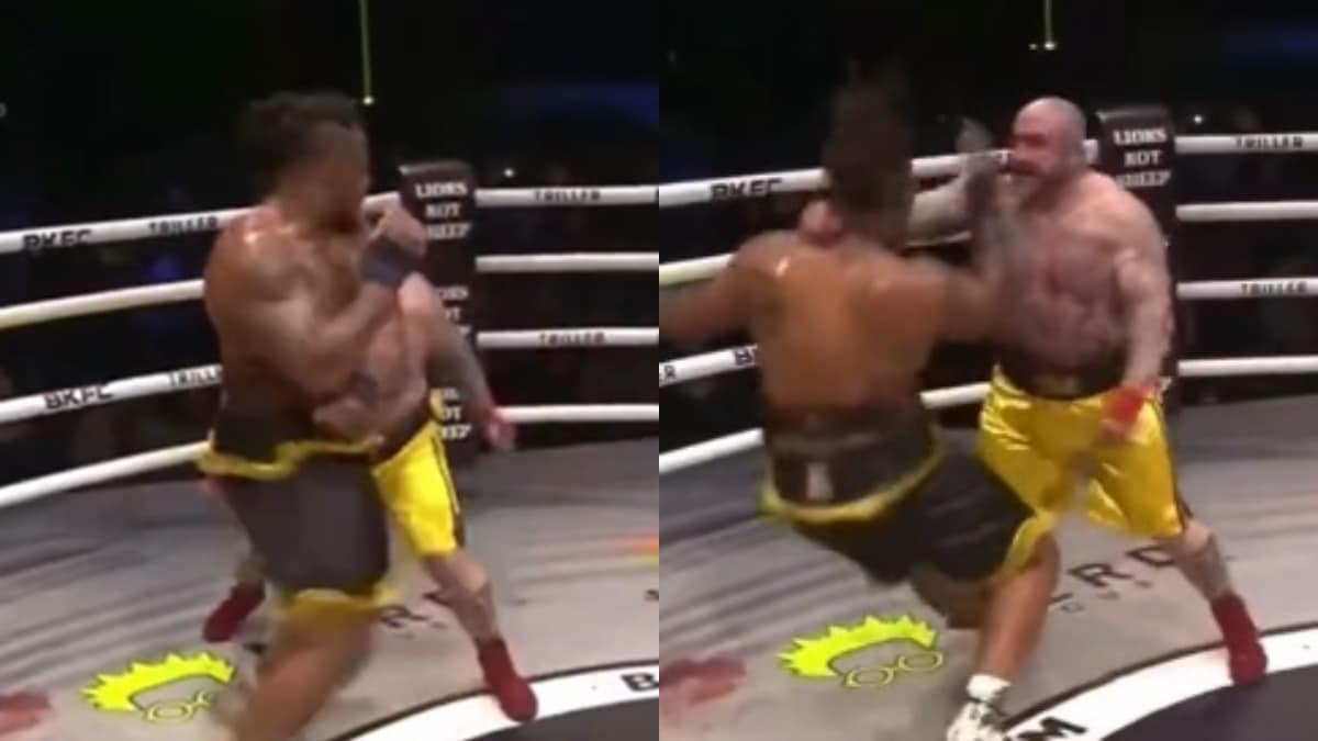 Greg Hardy salement mis KO pour ses débuts en Bare Knuckle