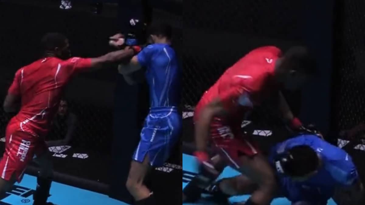 Il place un énorme KO au premier round aux championnats du monde de MMA