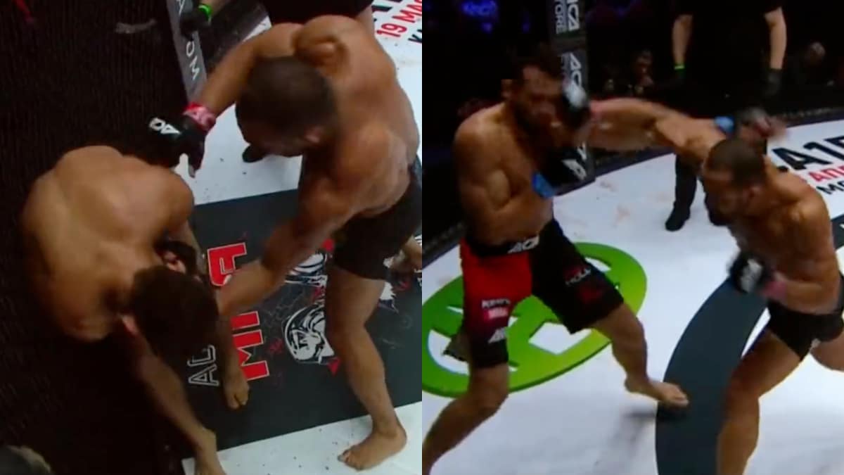 Un ancien de l'UFC claque un violent TKO au buzzer