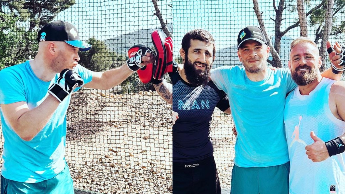 Jul et Abdoul Abdouraguimov s'entraînent ensemble en MMA