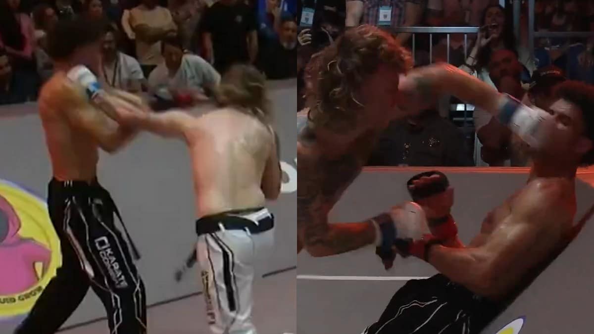 Karaté - Un vétéran UFC claque un KO de la mort en full contact