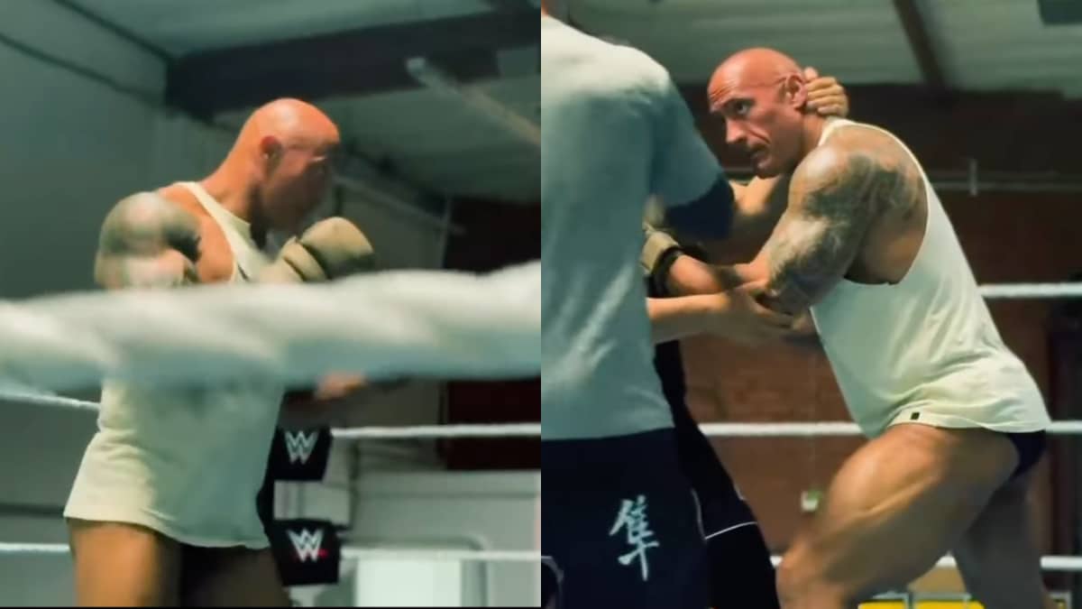 Dwayne Johnson en MMA : premières images de son entraînement