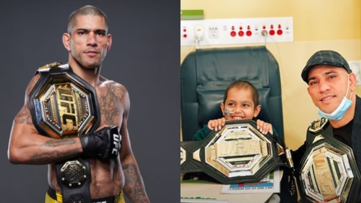 UFC - Alex Pereira rend visite à des enfants malades