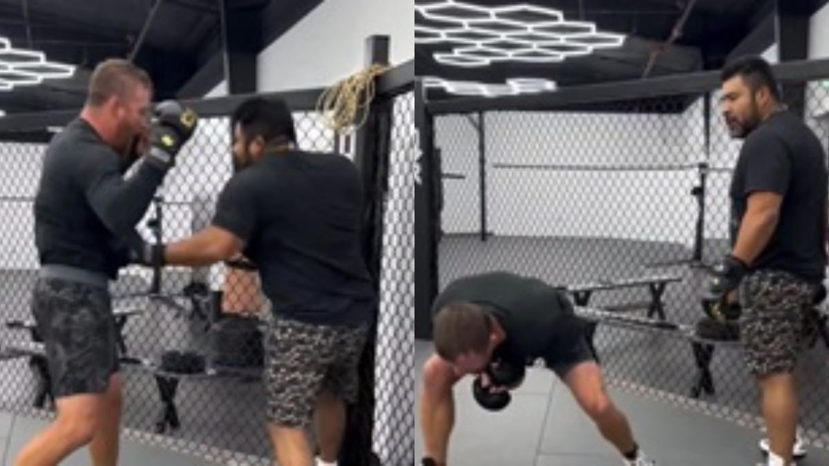 Justin Gaethje victime d'un énorme KO à l'entrainement