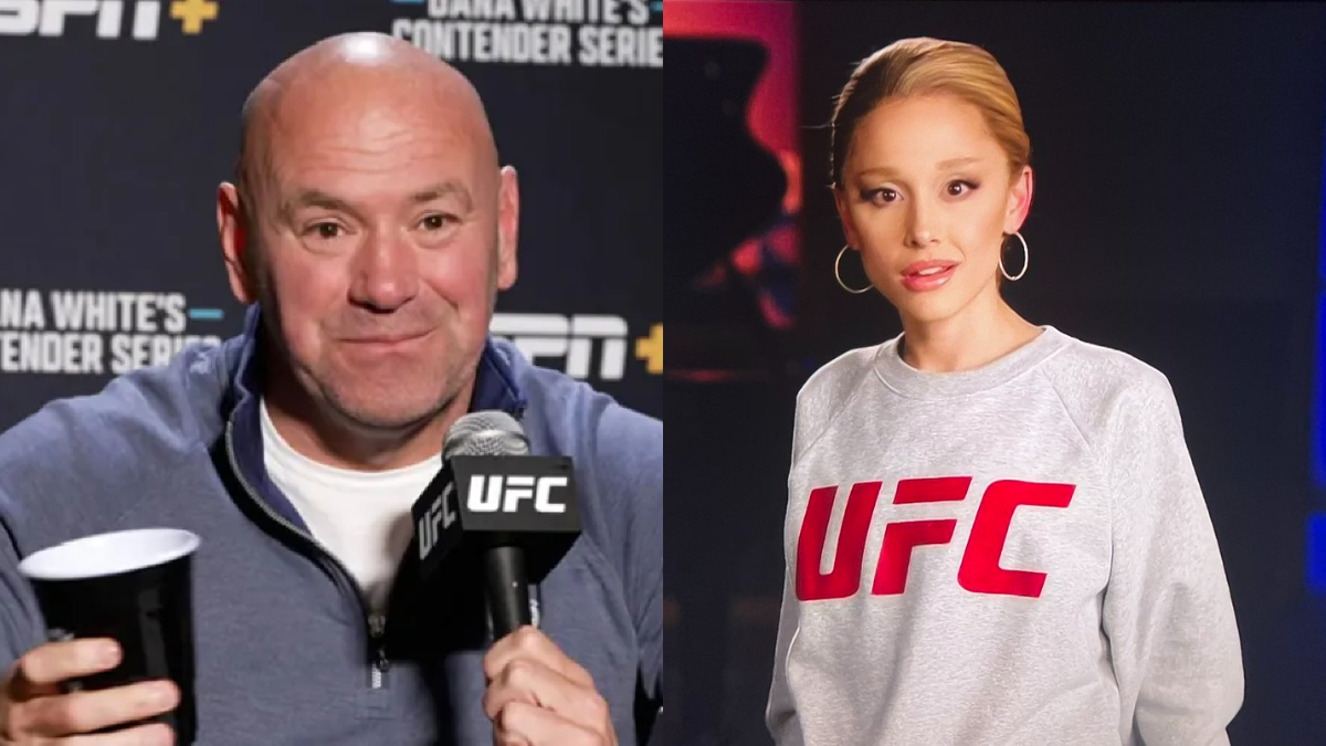 Ariana Grande se moque de l'histoire de l'UFC