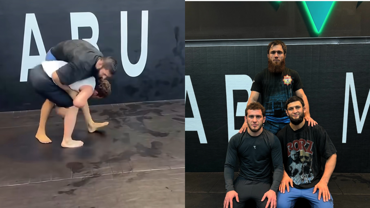 Khamzat Chimaev domine un champion olympique de lutte