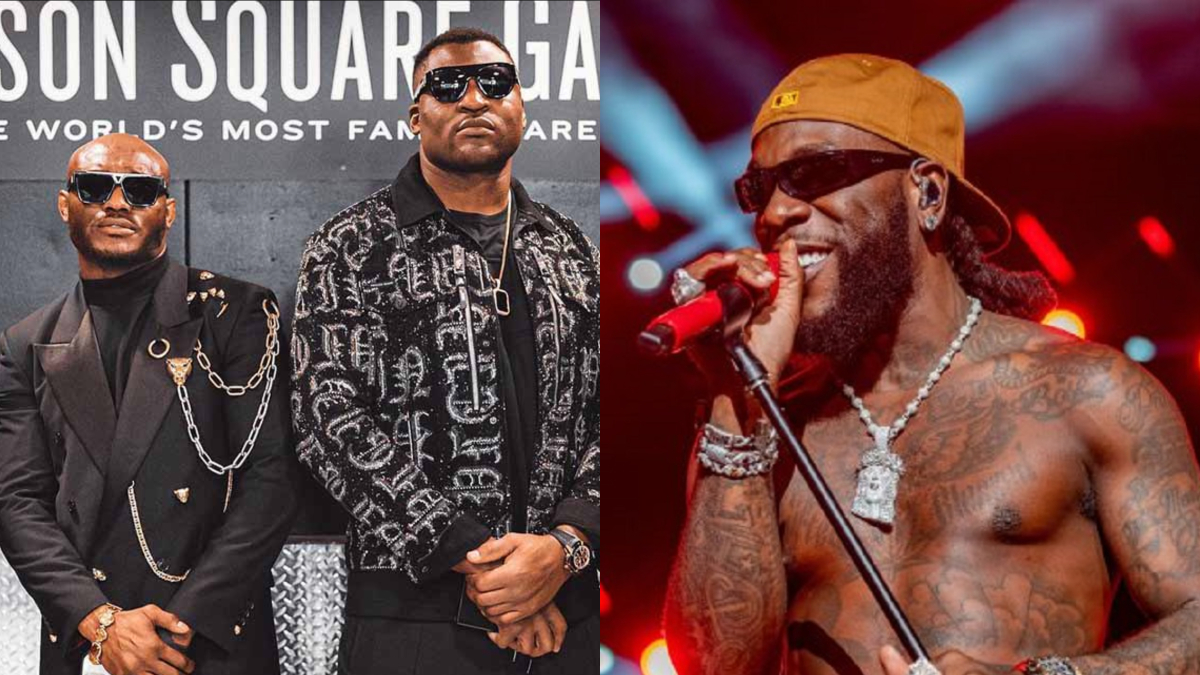 Francis Ngannou et Kamaru Usman font la fête avec Burna Boy
