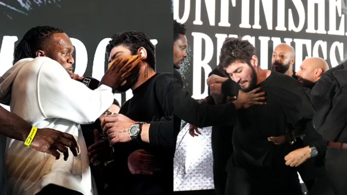 KSI gifle un Dillon Danis fou de rage en plein face-à-face