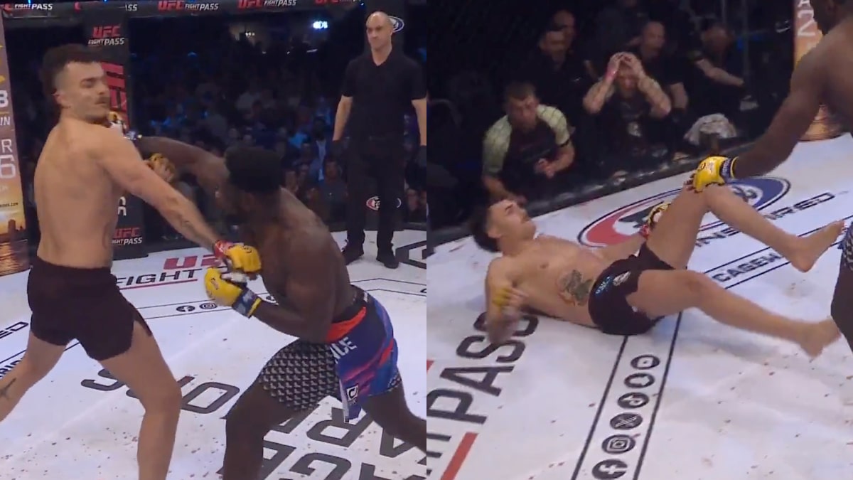 MMA - Un KO exceptionnel en 4 secondes