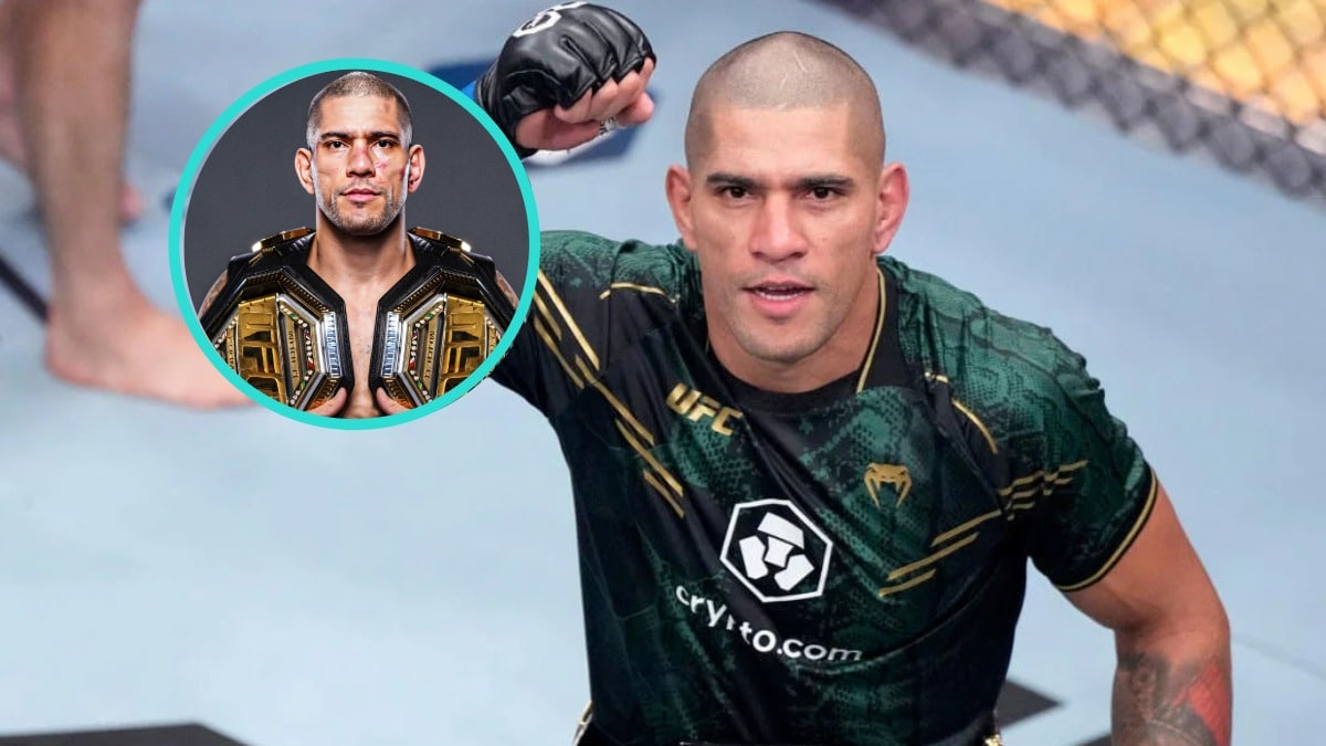 Alex Pereira repéré en Italie avec deux ceintures UFC