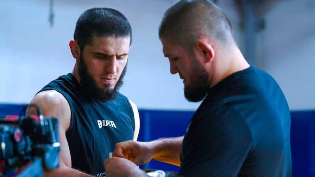 Islam Makhachev de retour à l'entrainement : les images