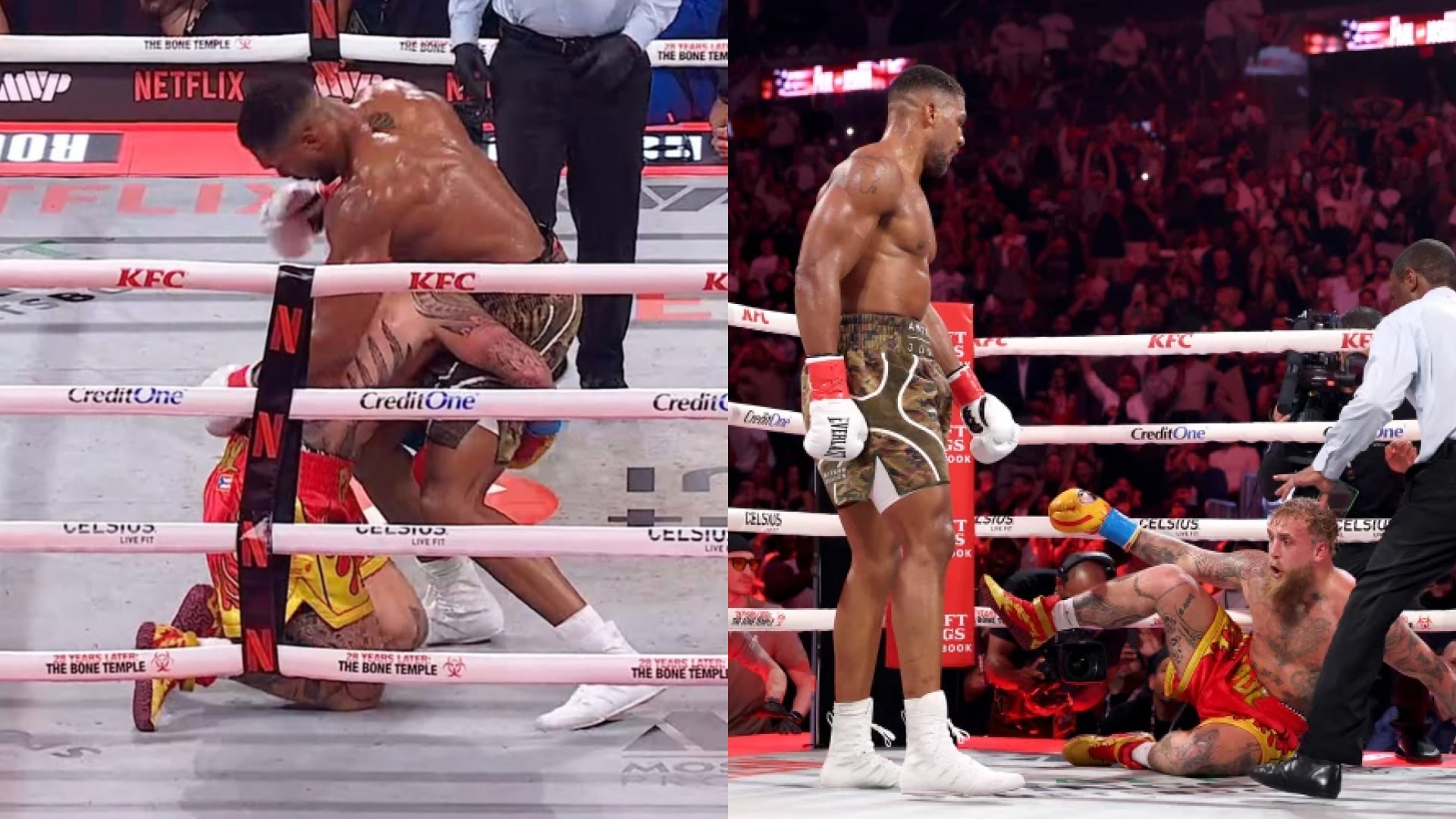 Jake Paul a tenté de tricher face à Anthony Joshua