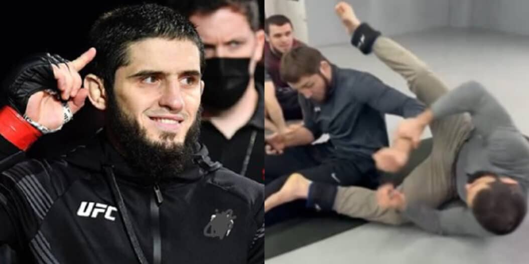 Islam Makhachev malmène un athlète UFC à l'entrainement