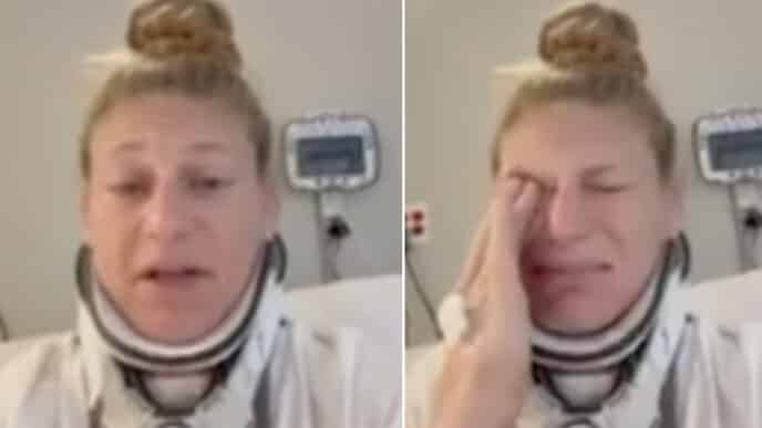 Kayla Harrison en larmes : sa blessure au cou annule le superfight ...